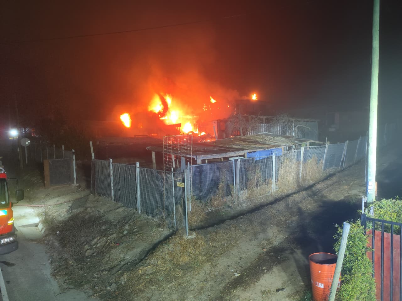 Incendio consume cuatro viviendas en la localidad de Puangue - Diario ...