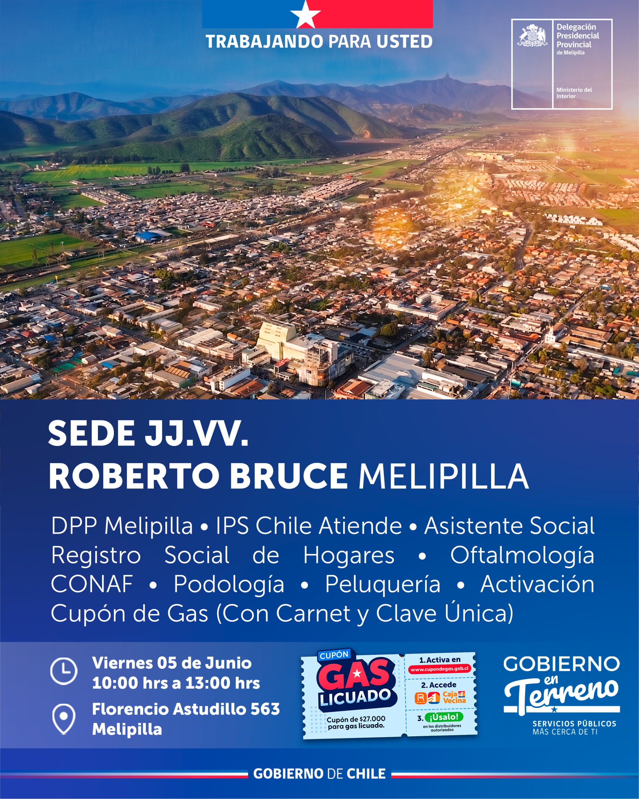 Gobierno en Terreno llegará este viernes a la Junta de Vecinos Roberto ...