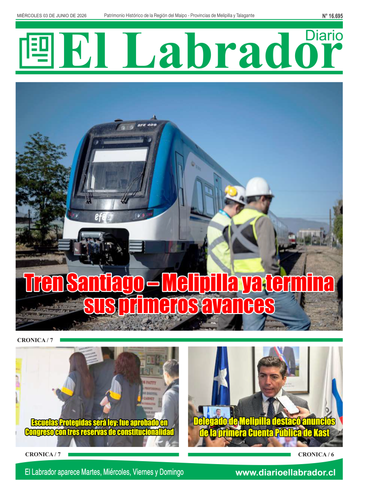 Edición Digital – Miércoles 03 de Junio 2026 - Diario El Labrador
